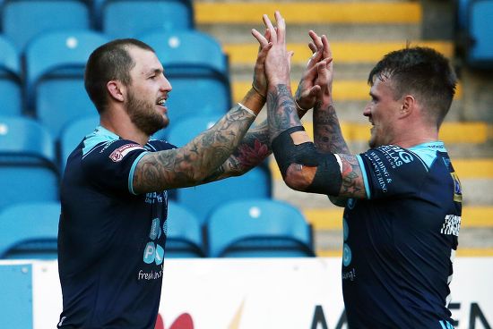 Luke Briscoe Featherstone Rovers Celebrates Scoring Editorial Stock ...
