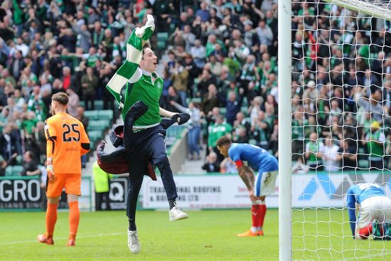 Young Hibs Fan Takes Pitch Celebrate Editorial Stock Photo - Stock ...