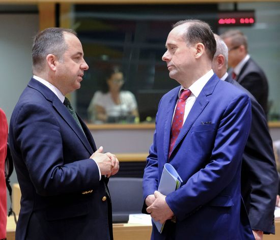 Martin Callanan Konrad Szymanski Editorial Stock Photo - Stock Image ...