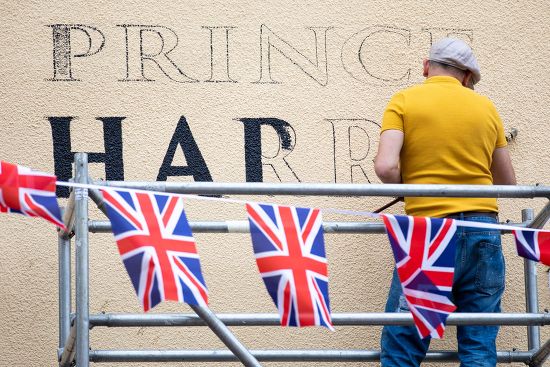 Man Repaints Sign On Prince Harry Editorial Stock Photo - Stock Image ...