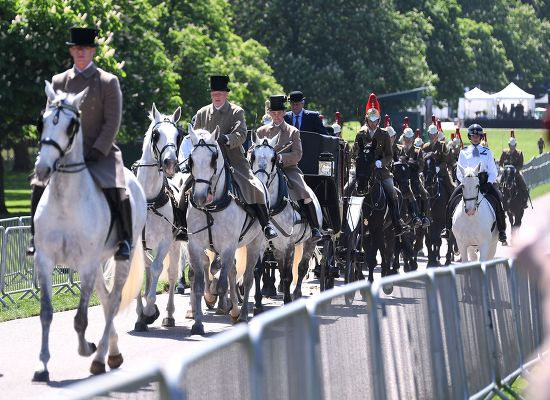 Royal Procession On Long Walk On Editorial Stock Photo - Stock Image ...