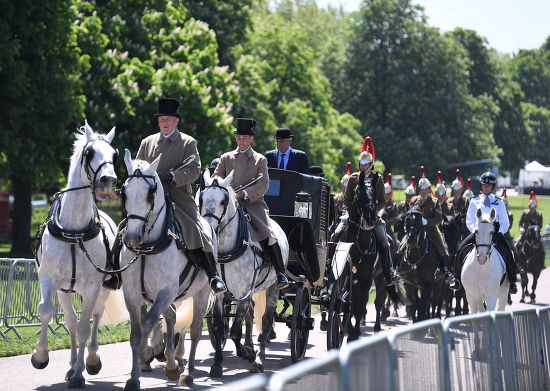 Royal Procession On Long Walk On Editorial Stock Photo - Stock Image ...