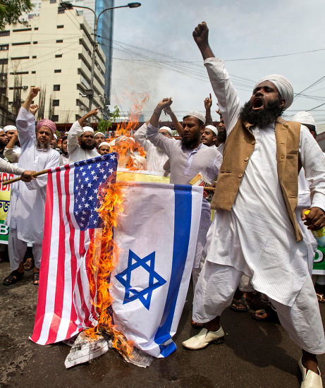 Members Khilafat Andolon Islamic Organization They Editorial Stock ...