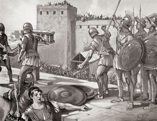 Siege Potidaea By Athenians 432 Bc Editorial Stock Photo - Stock Image ...