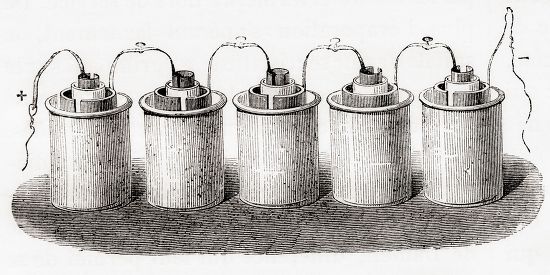 Grove Cell Early Electric Primary Cell Editorial Stock Photo - Stock ...