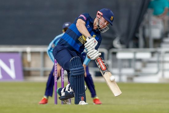 Warwickshire Ed Pollock Four Straight Down Editorial Stock Photo ...