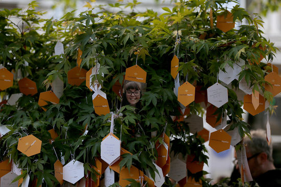 Messages Hang Trees St Annes Square Editorial Stock Photo - Stock Image ...