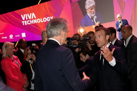 Bernard Arnault Lvmh President Emmanuel Macron Editorial Stock Photo ...