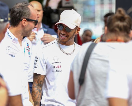 Lewis Hamilton Gbr Mercedes Paddock During Editorial Stock Photo ...