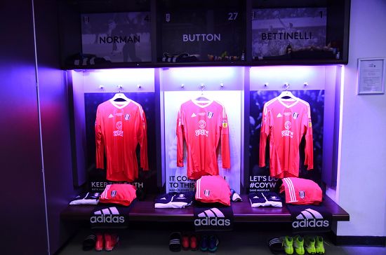 Fulham Changing Room Wembley Editorial Stock Photo - Stock Image ...