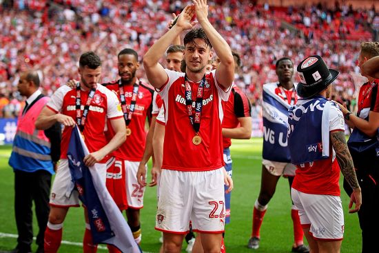 Rotherham United Midfielder Joe Newell 22celebrating Editorial Stock ...