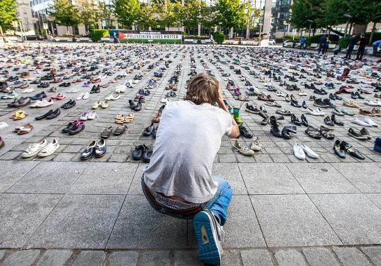 Man Takes Photos Place Jean Rey Editorial Stock Photo - Stock Image ...