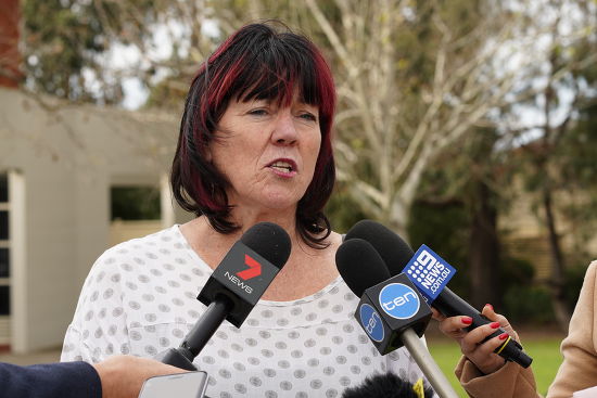 Driver Leigh Mahady Speaks Media During Editorial Stock Photo - Stock ...