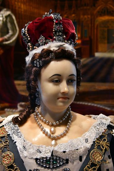Funeral Effigy Queen Anne Reigned 170214 Editorial Stock Photo - Stock ...