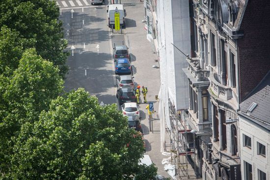 Emergency Personnel Scene Following Shooting Liege Editorial Stock ...