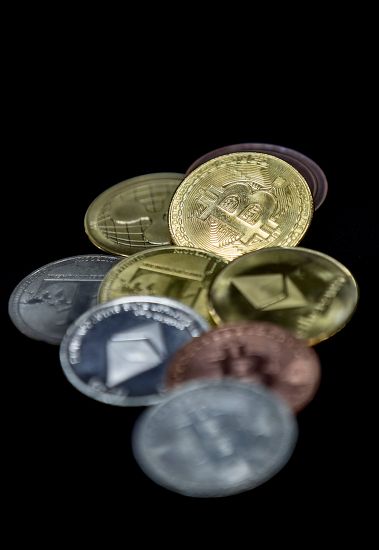 Bitcoin Medals On Display First Official Editorial Stock Photo - Stock ...