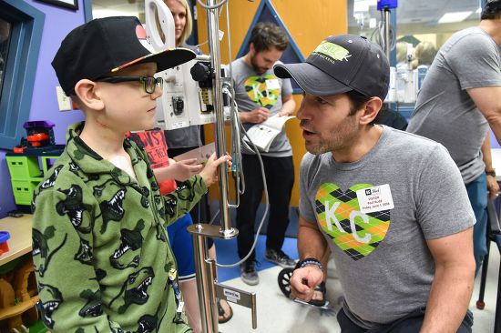 Paul Rudd Patient Childrens Mercy Hospital Editorial Stock Photo ...