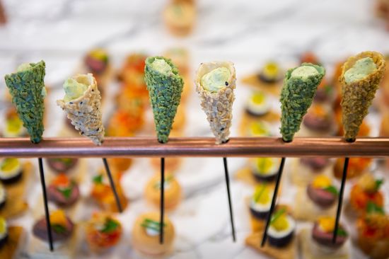 Detail Canapes Ready Service Duchesss Stand Editorial Stock Photo ...