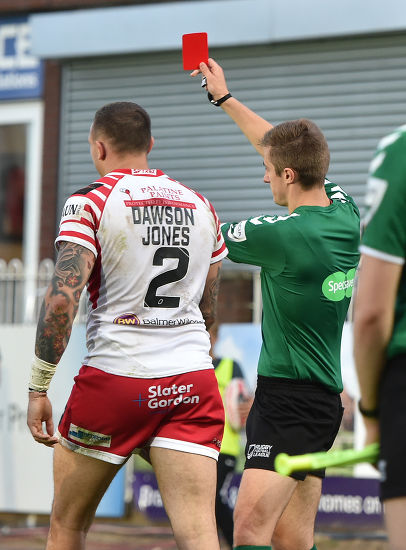 Referee Chris Kendall Sends Off Matty Editorial Stock Photo - Stock ...