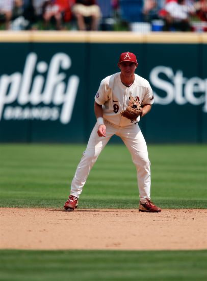 Razorback Short Stop Jax Biggers 9 Editorial Stock Photo - Stock Image ...