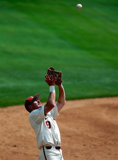 Razorback Short Stop Jax Biggers 9 Editorial Stock Photo - Stock Image ...