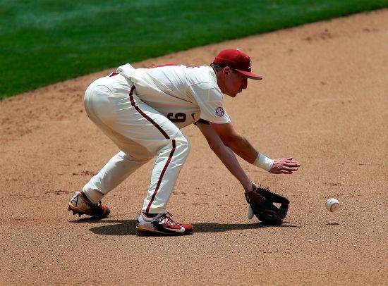 Razorback Short Stop Jax Biggers 9 Editorial Stock Photo - Stock Image ...