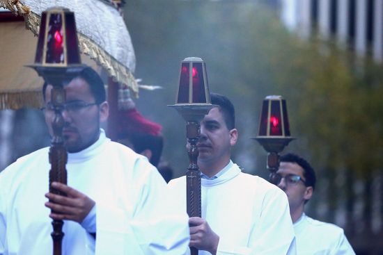 Priests March During Catholic March Sydney Editorial Stock Photo ...