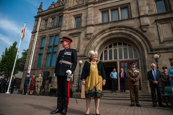 Provost Tina Murphy Lordlieutenant Ltcol Retd Editorial Stock Photo ...