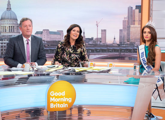 Piers Morgan Susanna Reid Saffron Hart Editorial Stock Photo - Stock ...