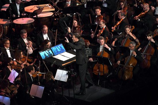 Conductor Justin Freer L Orchestra Italiana Editorial Stock Photo ...
