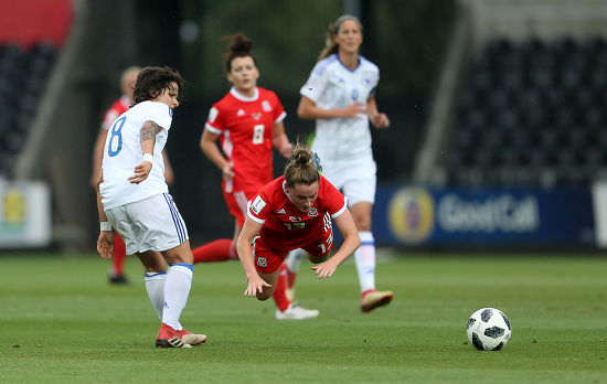 Rachel Rowe Wales Tackled By Aida Editorial Stock Photo - Stock Image ...
