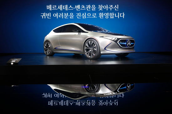 Benz Motors Generation Eq Concept Car Editorial Stock Photo - Stock ...