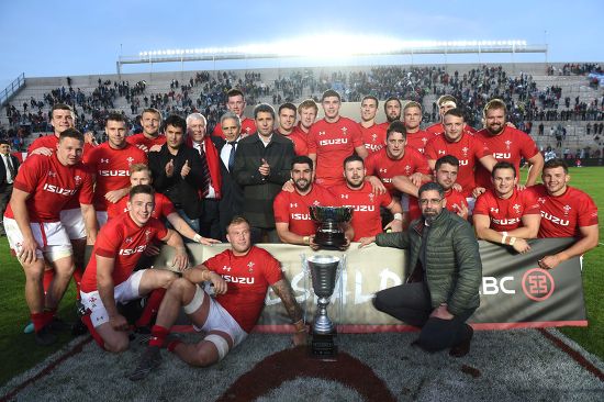 Wales Team Celebrate Win End Game Editorial Stock Photo - Stock Image ...