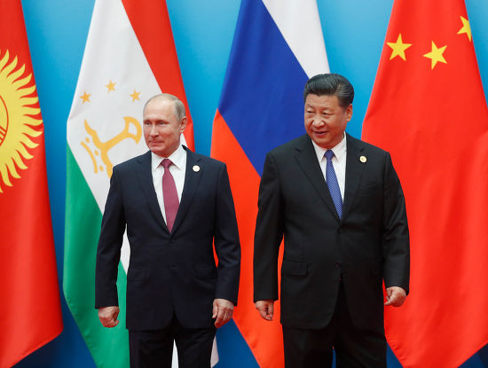 Xi Jinping Vladimir Putin Editorial Stock Photo Stock Image