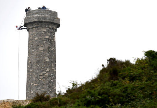 Charity Abseil Royal British Legion Abseilers Editorial Stock Photo ...