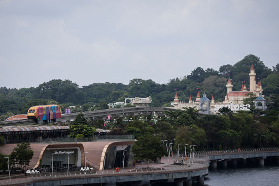 General View Main Gate Sentosa Island Editorial Stock Photo - Stock ...
