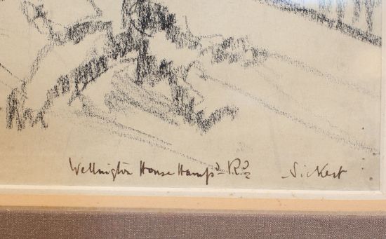 Signature Walter Sickert Ara Editorial Stock Photo - Stock Image ...