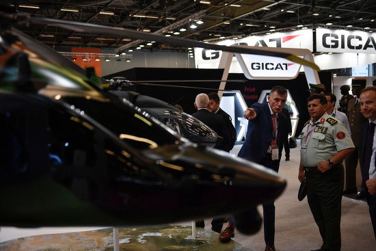 Vistors Look Model Helicopter Made By Editorial Stock Photo - Stock ...