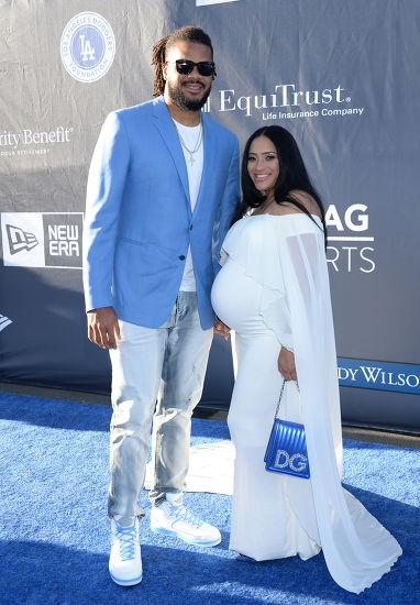 Kenley Jansen Wife Gianni Jansen Editorial Stock Photo - Stock Image ...