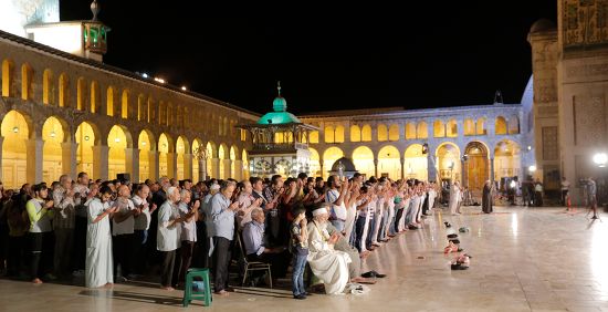 General View Shows Syrian Men Praying Editorial Stock Photo - Stock ...