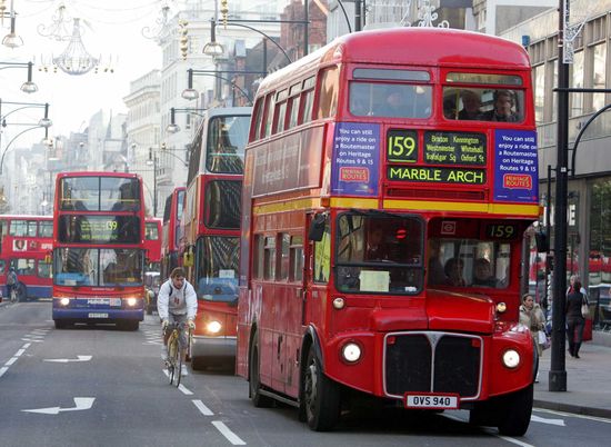 Number 159 Routemaster Bus Makes Way Editorial Stock Photo - Stock ...