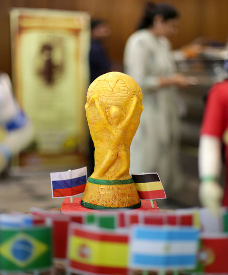Indian Sweet Made Shape Fifa World Editorial Stock Photo - Stock Image ...