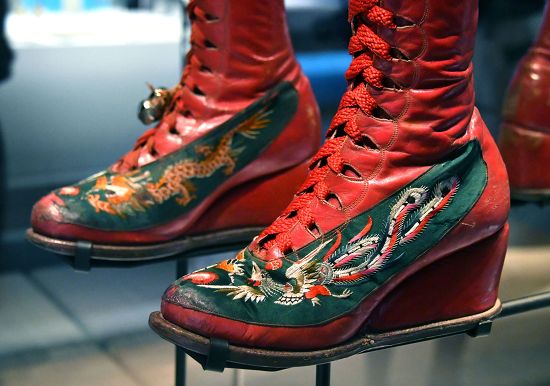 Prosthetic Leg Laceup Boot 19534 Mexico Editorial Stock Photo - Stock ...