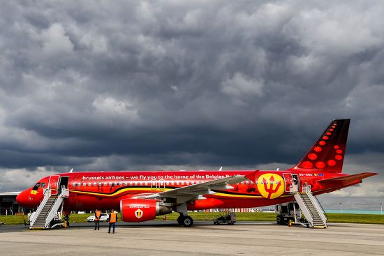 Departure Belgian Red Devils Russia 2018 Editorial Stock Photo - Stock ...