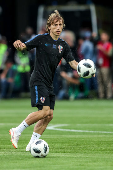 Croatian Luka Modric Action During Training Editorial Stock Photo ...