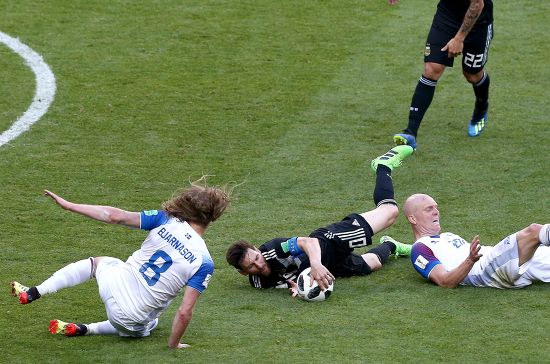 Lionel Messi Argentina Fouled By Emil Editorial Stock Photo - Stock ...