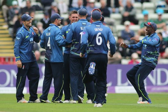 Harry Podmore Kent 1 Celebrates Wicket Editorial Stock Photo - Stock ...