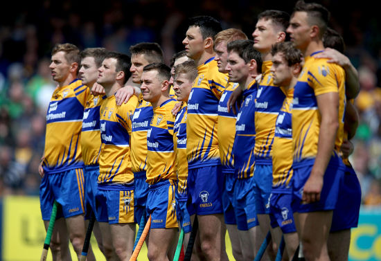 Clare Vs Limerick Clare Team During Editorial Stock Photo - Stock Image ...