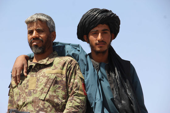 Taliban Militant Poses Photograph Afghan Army Editorial Stock Photo ...