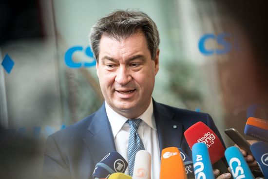 German State Bavarias Prime Minister Markus Editorial Stock Photo ...